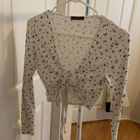 Brandy Melville | Tops | Brandy Melville Wrap Top | Poshmark